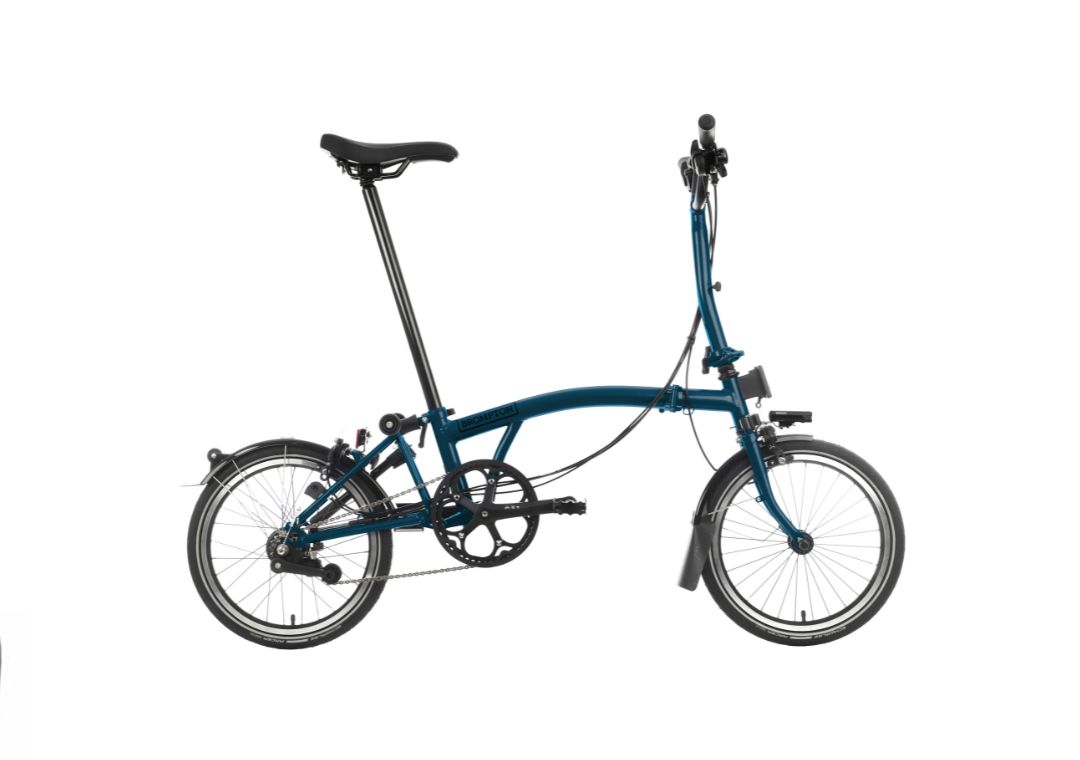 Bicicletta Brompton C Line Explore Mid, Ocean Blue - ZTL